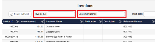 How can I view invoice information submitted by my customers? – Nvoicepay